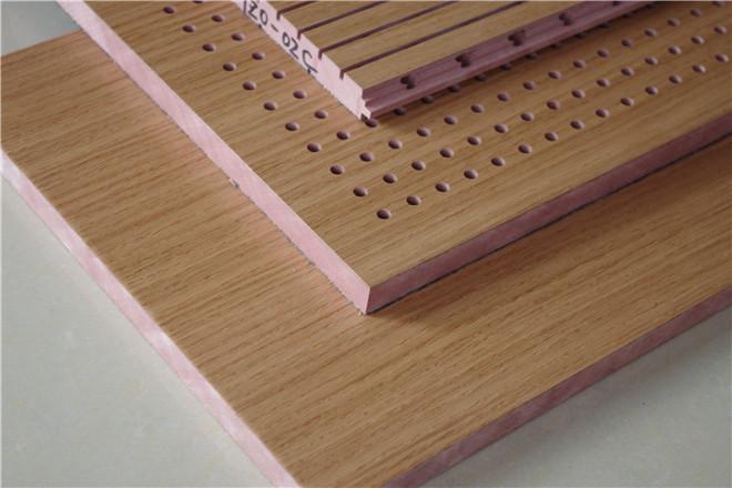 KTV Perforated Wood Acoustic Panels MDF Soundproof Acoustic Board