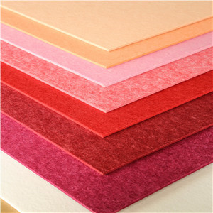 9 mm Thickness Red Polyester Fiber Acoustic Panels For Cinema OEM