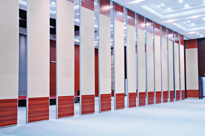 Customized Acoustic Folding Partition Walls , 500mm Panel Width