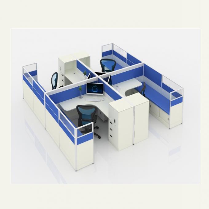 Detachable Modular Workstation Office Furniture Partitions , Office ...