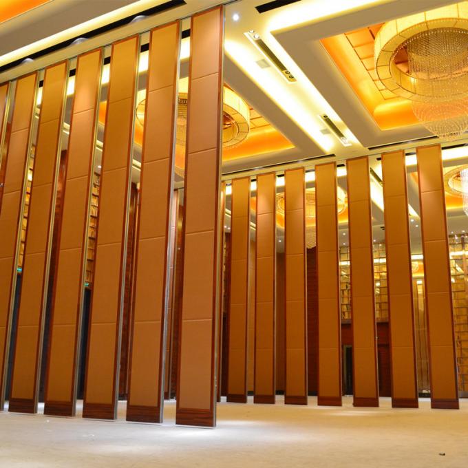 100MM Thickness Sliding Partition Walls / Sound Proof Operable Movable ...