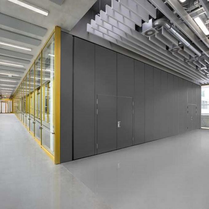 Soundproof Operable Partition Wall With Ceiling Track / Folding Panel ...