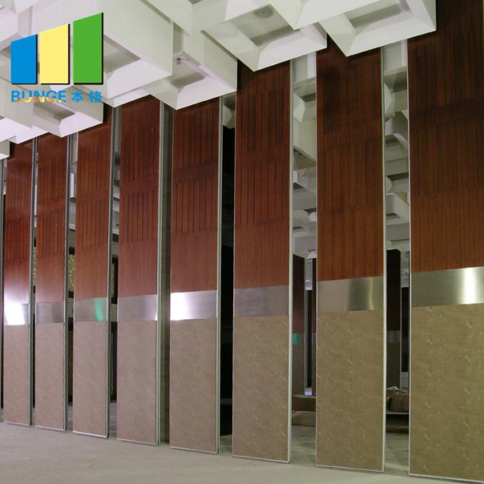 Conference Room Sliding Moveable Wall Panel Sound Insulation Acoustic ...