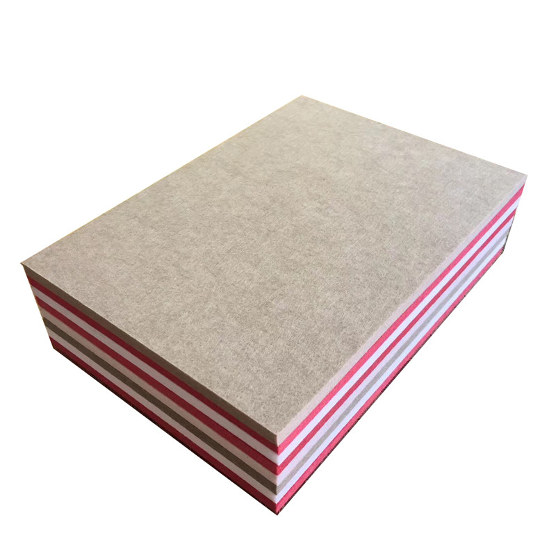 Polyester Fiber Material Fire Retardant Board Stadium Sound Attenuation ...