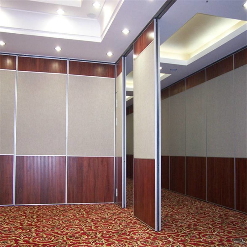 Mirror Surface Acoustic Room Dividers Folding Wall Partition Fire Proof ...