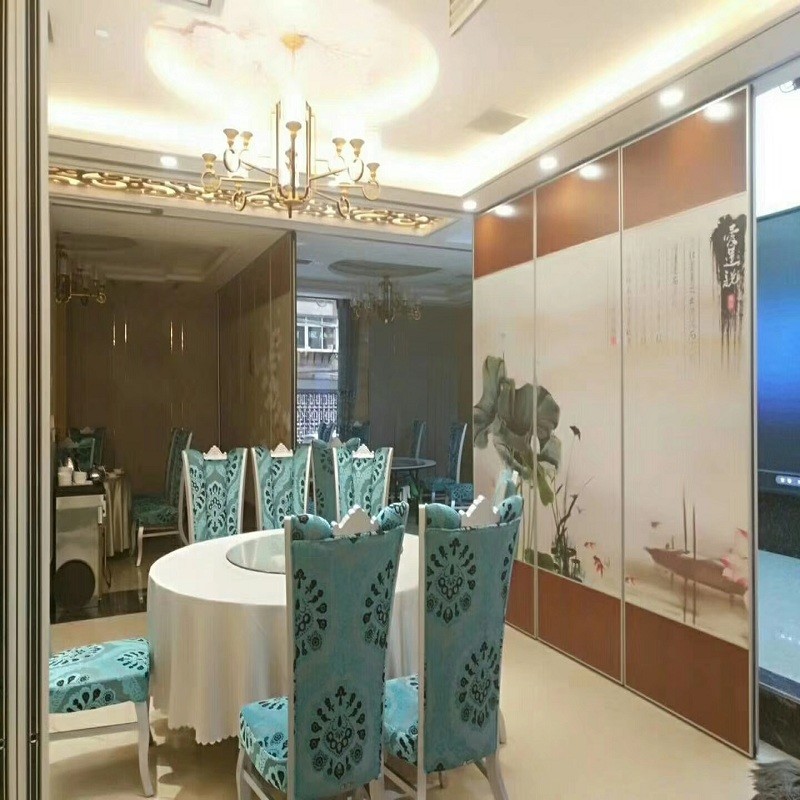 Melamine Finish Mobile Acoustic Partition Wall Floor To Ceiling