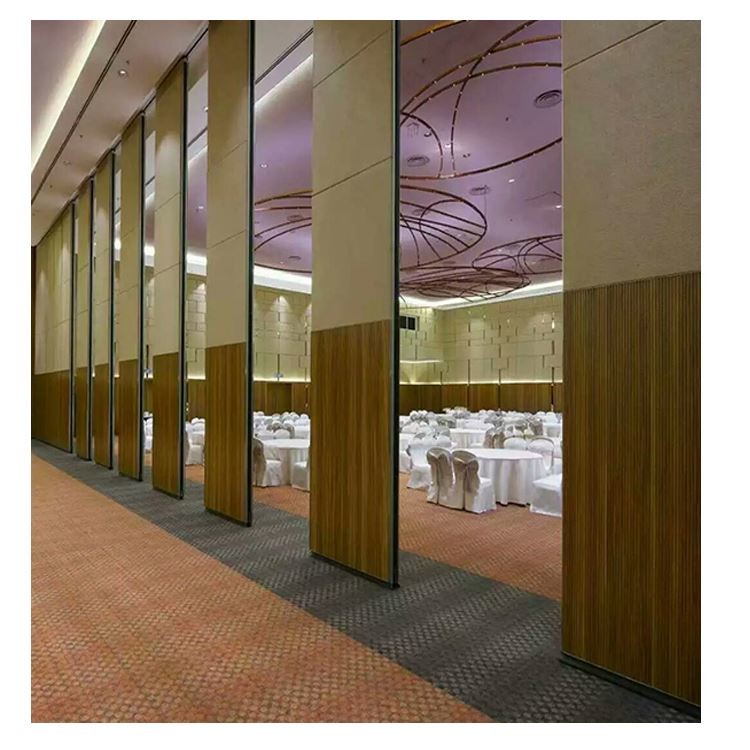 Curtain Promotional Sliding folding Movable Partition Walls For ...