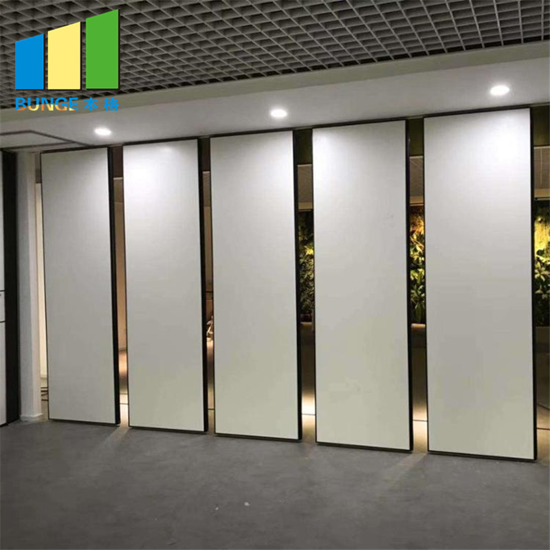 Modern Interior Office Moving Operable Partition Wall With Suspended ...