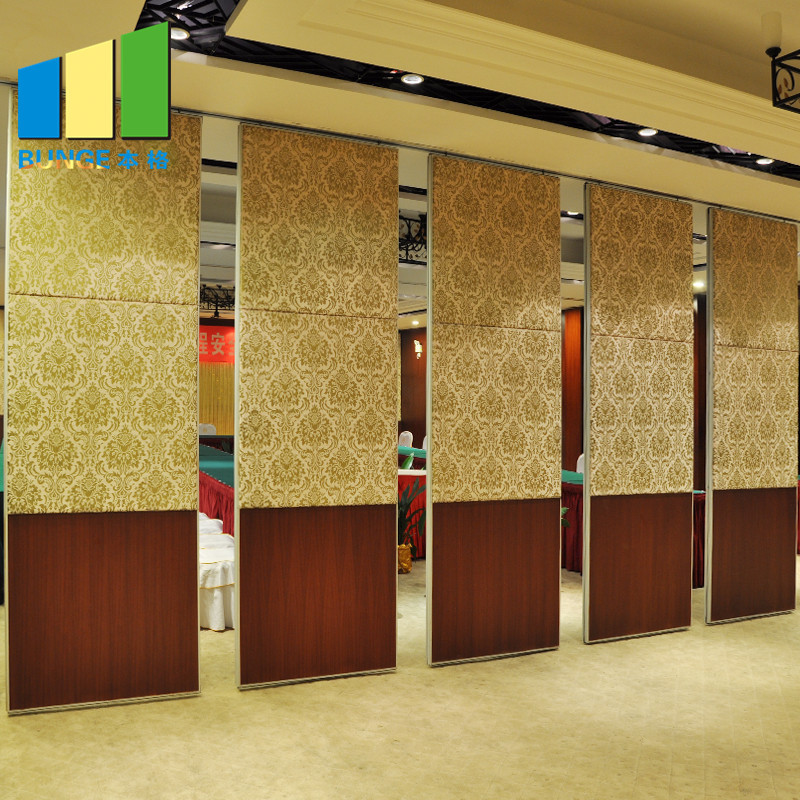 Sliding Acoustic Movable Partition Walls / Commercial Folding Mobile ...