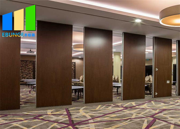 Temporary Sliding Acoustic Wooden Movable Partition Walls Dividers For ...