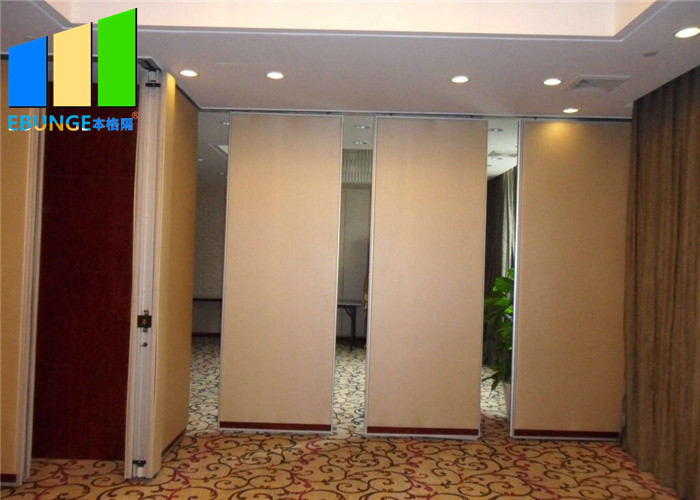 Laminate Veneer Sound Proof High Folding Partition Walls For Office ...
