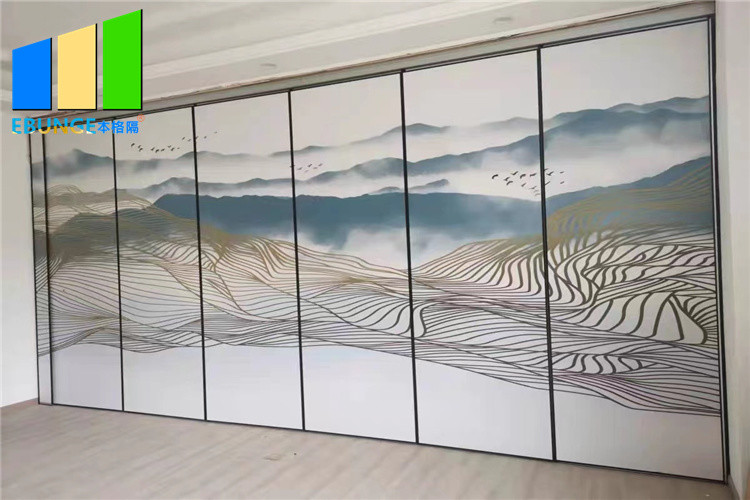65 MM Thick Moveable Acoustic Partition Wall No Floor Track