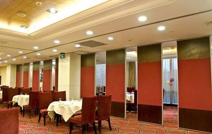 Temporary Acoustic Soundproof Movable Partition Walls , Restaurant Room ...