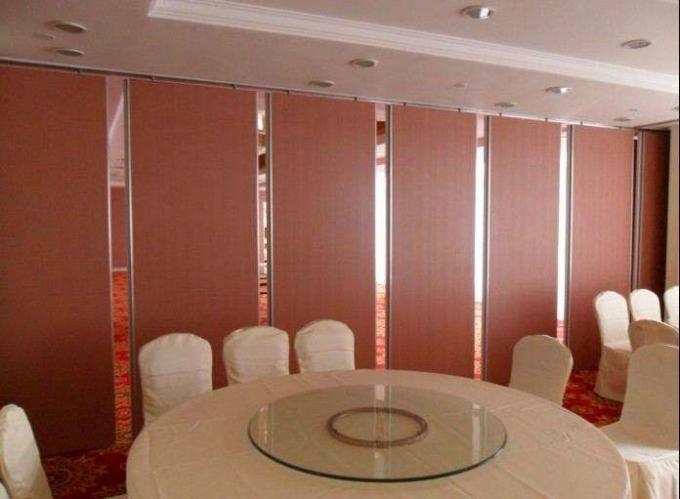 With Retractable Seal Wood Insulated Room Dividers Movable Partition Walls