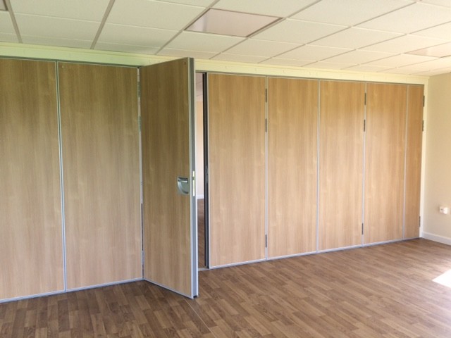 Sliding Office Partition Walls / Decorative Conference Room Dividers
