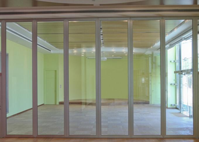 Conference Room Portable Tempered Sliding Glass Partition Walls